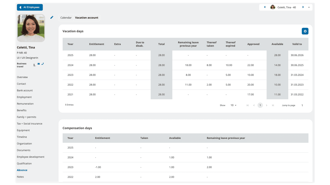 Vacation - Feature • HRlab