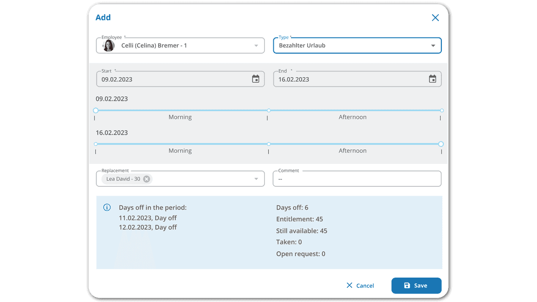 Vacation - Feature • HRlab