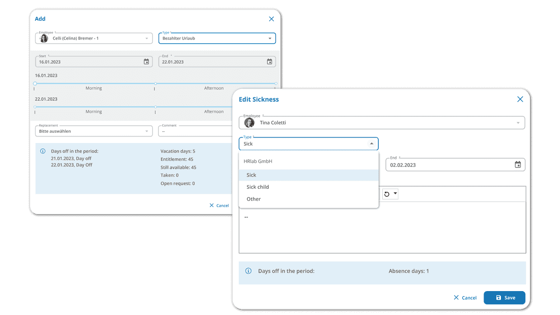 Employee Self Service - Feature • HRlab