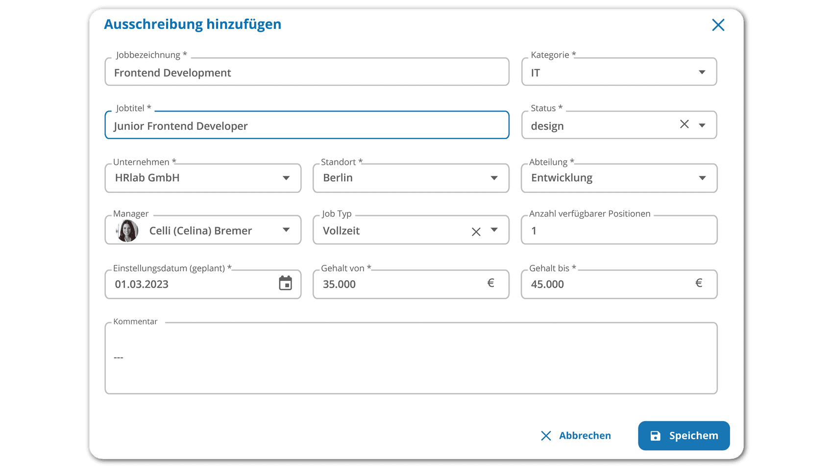 Vereinfachen Sie Ihr HR • HRlab