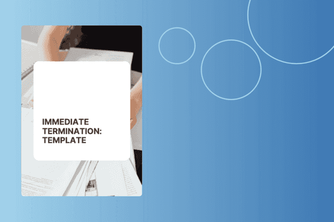 Template: Immediate Termination - HRlab